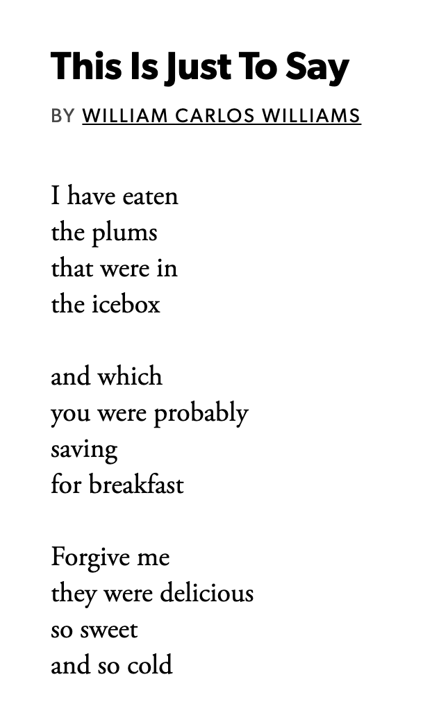 Ah, poetry! – Transmissions from the Northern Outpost